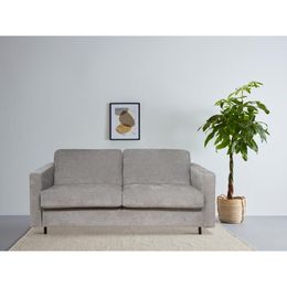 Home Affaire Schlafsofa »Virming« Dauerschlaf-Funktion mit Unterfederung und Matratze light grey