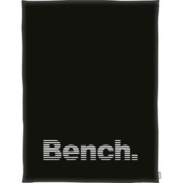 Bench. Wohndecke »Bench« samtweiche Wellsoft-Decke, Kuscheldecke schwarz Obermaterial: 100% Polyester B/L: 150 cm x 200 cm