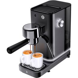 WMF Espressomaschine »Lumero Stone Grey« kompakt, dezente LED-Beleuchtung, 15 bar, 1350 Watt, Milchschaumdüse Steingrau