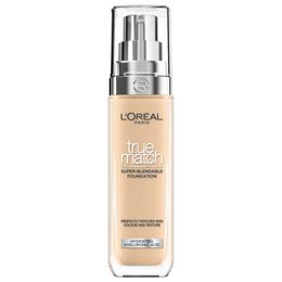 L'ORÉAL PARIS Foundation »True Match Foundation« Spendet Feuchtigkeit, mittlere Deckkraft, passt sich dem Hautton an. nude True Match Foundation...