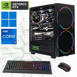 GAMEMAX Gaming-PC DDR5-RAM, PCIe SSD Gen4, Windows 11 Black Hole 7263 Windows 11 Home vorinstalliert: Starte direkt durch mit dem neuesten...