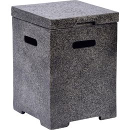 Dobar Gartenbox »Escondo Plus« Gasflaschenschrank, BxTxH: 40x40x51, 5 cm grau