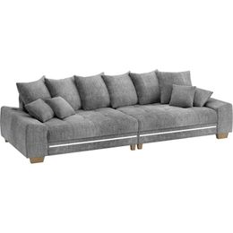 MR. COUCH Big-Sofa »Nikita II« mit RGB-LED, Bluetooth-Soundsystem, Kaltschaum Dolce 16 graphite