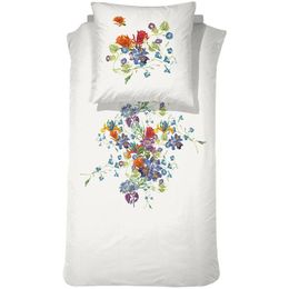 Cinderella Bettw&auml;sche &raquo;Iris&laquo; florales Design offwhite Obermaterial: 100% Baumwolle B/L: 135 cm x 200 cm