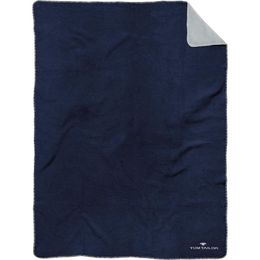 Tom Tailor HOME Wohndecke »Basti« Doubleface Decke, Kuscheldecke indigo Obermaterial: 60% Baumwolle, 40% Polyacryl B/L: 150 cm x 200 cm
