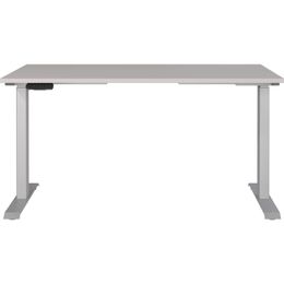 Germania Schreibtisch »Jet, elektrisch höhenverstellbar« moderne Farbvariationen, Breite 120/140/160/180 cm, Made in Germany Kaschmir/Silber +...