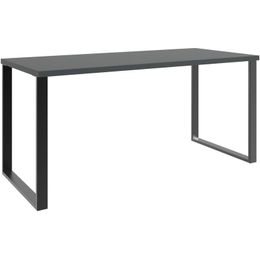 wimex Schreibtisch »Home Desk« Mit Metallkufen, in 3 Breiten schwarz + Graphit