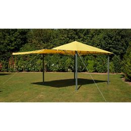 Tepro Pavillon &raquo;Lehua&laquo; BxTxH: 330x330x285 cm, Seitenteil als Markise ausklappbar gelb