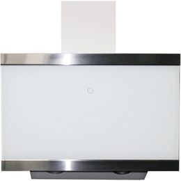 respekta Kopffreihaube Serie, 60 cm, 9 Leistungsstufen, LED-Beleuchtung, Ab- und Umluftf&auml;hig wei&szlig; Metallgeh&auml;use und Glasschirm mit...