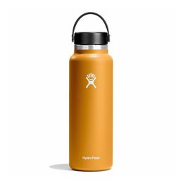 Hydro Flask Isolierflasche &raquo;40 oz Wide Flex Cap&laquo; Color Last -Pulverbeschichtung, 1182 ml Fossil, orange 1,18 ml