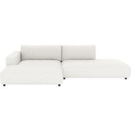 Musterring Ecksofa »Lucia« verschiedene Farben, großer Longchair mit Armlehne, B330 x T190 cm white
