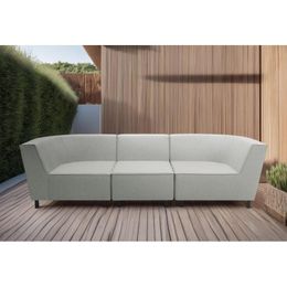 DOMO collection 3-Sitzer »Sonna, individuell zusammenstellbar« Gartenlounge-Set oder Einzelelemente, Outdoor dunkelgrau