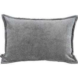 HOCK H.O.C.K. Dekokissen »Bizantina« mit umlaufender Biese grau/grey + unifarben Kissen: 65% Polyacryl, 35% Polyester B/L: 40 cm x 60 cm