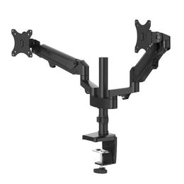 Hama Monitor-Halterung »Bildschirm Halterung, 33-81 cm(13"-32"), 2 Monitore, Schwarz« bis 81 cm Zoll schwarz