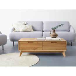 Andas Couchtisch »Pandrup« mit 2 Schubkasten, in verschiedenen Farben erhältlich, Höhe 37 cm Eiche Andas Nordic Interior – modern Wohnen im Scandi...