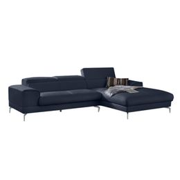 W.Schillig Ecksofa »piedroo, Designsofa mit tollem Sitzkomfort, bequem und elegant, L-Form« Kopfteilverstellung, wahlweise mit...