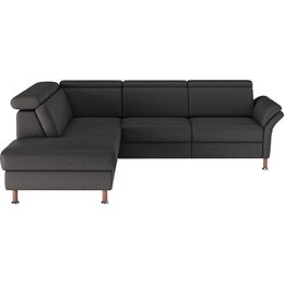 Home Affaire Ecksofa »Calypso L-Form« mit Relaxfunktion motorisch im Sofa 2, 5- Sitzer anthrazit