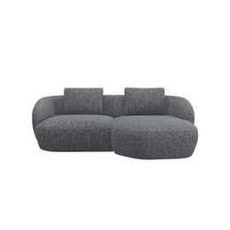 FLEXLUX Wohnlandschaft »Torino, rund, L-Form, Sofa-Ecke mit Recamiere, Longchair-Sofa« Modernes, organisches Sofa-Design, Kaltschaum,...