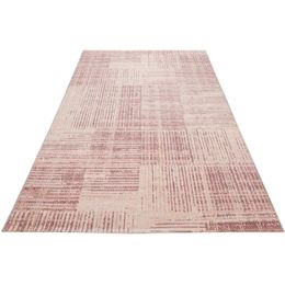 Esprit Outdoorteppich »Sansa ESP-21081« rechteckig 4 mm Höhe In- und Outdoor geeignet, modernes Design rosa Obermaterial: 100% Polypropylen B : 80...