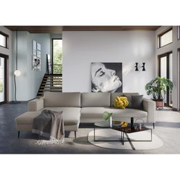 DOMO collection Ecksofa »Modica, zeitlos und elegant, L-Form« moderne Optik mit extrabreiter Recamiere, auch in Cord stone