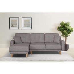 Home Affaire Ecksofa »TRIPLO optionale Schlafsofa mit Bettkasten, Maße B/T/H: 234/164/89 cm« L-Form wahlweise mit Bettfunktion - Liegefläche...