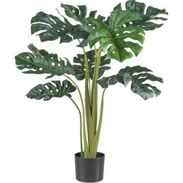 Creativ green Kunstpflanze »Philodendron« mit detailgetreuem Blattwerk grün