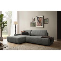 Inosign Ecksofa »TORGE, Schlafsofa Cord, Samtvelours u. Strukur fein, Couch in L-Form« Schlaffunktion und Bettkasten, Liegefläche: 210x125 cm,...
