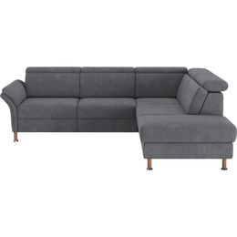 Home Affaire Ecksofa »Calypso L-Form« mit Relaxfunktion motorisch im Sofa 2, 5- Sitzer anthrazit