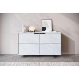 Inosign Sideboard &raquo;Dinant&laquo; Kommode, mit 4 Klappen, Breite 150 cm wei&szlig; Spanplatte
