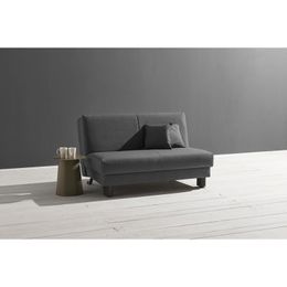 ell+ell ELL + ELL Schlafsofa »Enny« Liegefläche Breite 120 oder 140 cm, Liegehöhe 45 cm, Füße schwarz grau