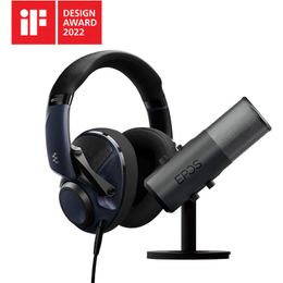 EPOS Gaming-Headset »H6 PRO/B20 Streaming Bundle« Multi-Pattern USB Mikrofon schwarz/blau Vier verschiedene Richtcharakteristiken Niere, Stereo,...
