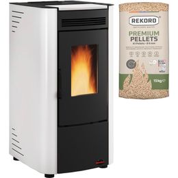 Extraflame Pelletofen »Ketty« 290 W, 230 V schwarz Mit automatischer, stufenloser Regelung und verdecktem, herausnehmbarem Aschkasten