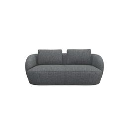 FLEXLUX 2, 5-Sitzer »Torino, rund, Couch, Loveseat, « Modernes, organisches Sofa-Design, Kaltschaum, Wellenunterfederung Moss Green