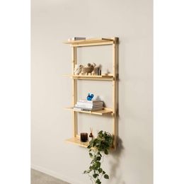 Karup Design Wandregal »Groove Shelving Narrow, Wandregal, Aufbewahrung, Deko, Platzsparend« (B/H/T ca: 66x25, 5x127cm), inkl. 4 Abnehmbare...