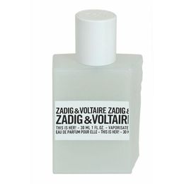 Zadig & Voltaire ZADIG & VOLTAIRE Eau de Parfum »This is Her!« mit blumig-orientalischer Note weiß Damenduft von Zadig & Voltaire