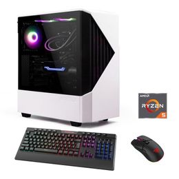 Hyrican Gaming-PC »Horizon 7136« DDR5, PCIe SSD Gen4, Windows 11 weiß/schwarz Microsoft Windows 11 Home (64 Bit): Zuverlässiges und...