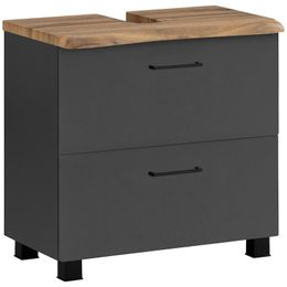 Welltime Waschbeckenunterschrank &raquo;Trento, verschiedene Ausf&uuml;hrungen und Farben&laquo; Badm&ouml;bel, Breite 60 cm, Beckenunterschrank auf F&uuml;&szlig;en, Made in Germany 
