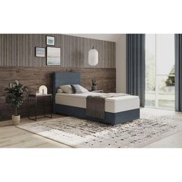 MR. COUCH Boxbett »Stratus 2« inkl. Bettkasten und Matratze Aqua Clean Pascha 653 blaugrau
