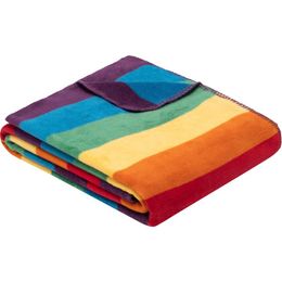 Ibena Wohndecke »Pachuca« in kräftigen Farben bunt Obermaterial: 58% Baumwolle, 35% Polyacryl, 7% Polyester B/L: 150 cm x 200 cm