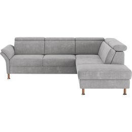 Home Affaire Ecksofa »Calypso L-Form« mit Relaxfunktion motorisch im Sofa 2, 5- Sitzer hellgrau