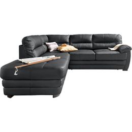 COTTA Ecksofa »Royale L-Form« wahlweise mit Bettfunktion schwarz 0