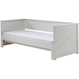 Vipack Bett &raquo;Pino&laquo; Made in Europe, Kojenbett LF 90x200 cm, ausziehen auf 180x200 cm, Ausf. Wei&szlig; lackiert Wei&szlig; Liegefl&auml;che L&auml;nge Breite: 200 cm x...