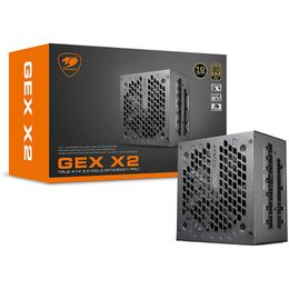 Cougar thermoelektrische Generatoren »GEX X2 1000 ATX 3.0 Platinum Effizienz« Für Pc geeignet schwarz Gewicht: 1,6Kg