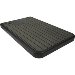 Ubbink Gartendusche &raquo;Bef&uuml;llbarer Duschboden Solaris 2 in 1&laquo; zus&auml;tzlicher Wasserspeicher f&uuml;r Gartenduschen, 20 l Fassungsverm&ouml;gen anthrazit