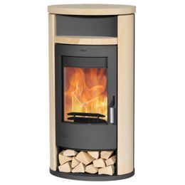 FIREPLACE Kaminofen »Alicante Loticstone« edler Sandstein, Tee- und Holzfach schwarz