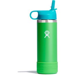 Hydro Flask Trinkflasche &raquo;Kids Wide Mouth Straw Cap and Boot&laquo; TempShield -doppelwandige Vakuumisolierung, 533 ml Grass 533 ml