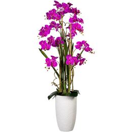Creativ green Kunstorchidee &raquo;Deko-Orchidee Phalaenopsis XXL im Keramiktopf&laquo; lila Obermaterial: 100% Polyethylen