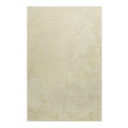 HOMIE LIVING Teppich »Pisa« rund 25 mm Höhe Hochflor, Microfaser, uni, weich, Shaggy, Wohnzimmer, Schlafzimmer creme beige meliert Obermaterial:...