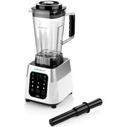2THETA ETA Standmixer »Vital Blend Fit 310090000« 1800 W mit 26000 U/min und 2l Tritan Behälter silberfarben/weiß
