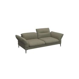 FLEXLUX 2, 5-Sitzer »Salino, Funktionssofa, Relaxsofa« Sofa mit Arm- und Kopfteil-Verstellungen, Kaltschaum & Stahl-Wellen Fall Green